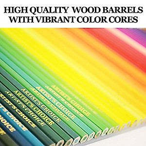 120 Colored Pencils (GIANT EXTRA LARGE SET) - 120 Unique Colors (NO DUPLICATES) - Premium Grade & Pre-Sharpened - Color Coordinating Barrels - Perfect for Kids, Art School Students, or Professionals!