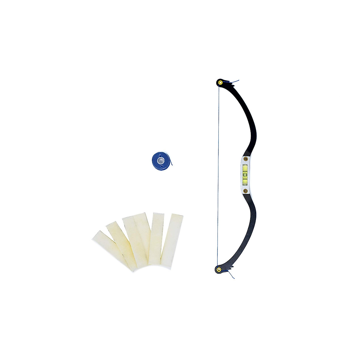 PMU Products Eyebrow Mapping Tool 2.0 W/Bubble Leveler Microblading Professional Eyebrow Mapping Thread for Perfectly Shaped Brows