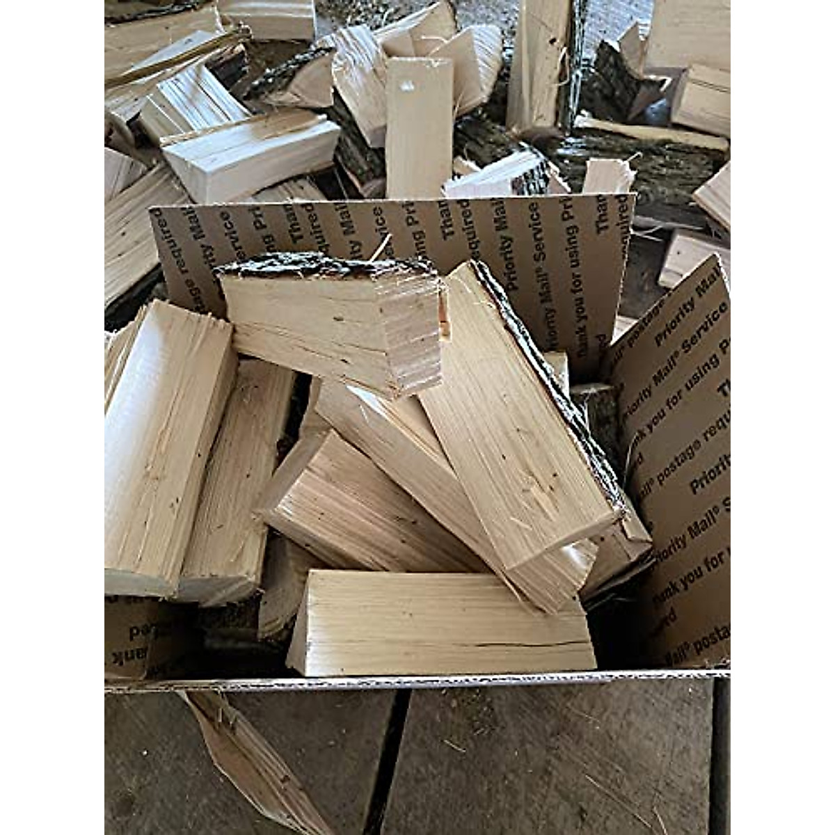 Fox Peak Hickory Wood Chunks Smoking BBQ Grilling Cooking Smoker 10 + pounds