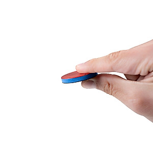 LEARNING ADVANTAGE Giant Magnetic Foam Ten Frames - 2 Frames with 20 Disks - Early Math Manipulative - Teach Number Concepts and Operations