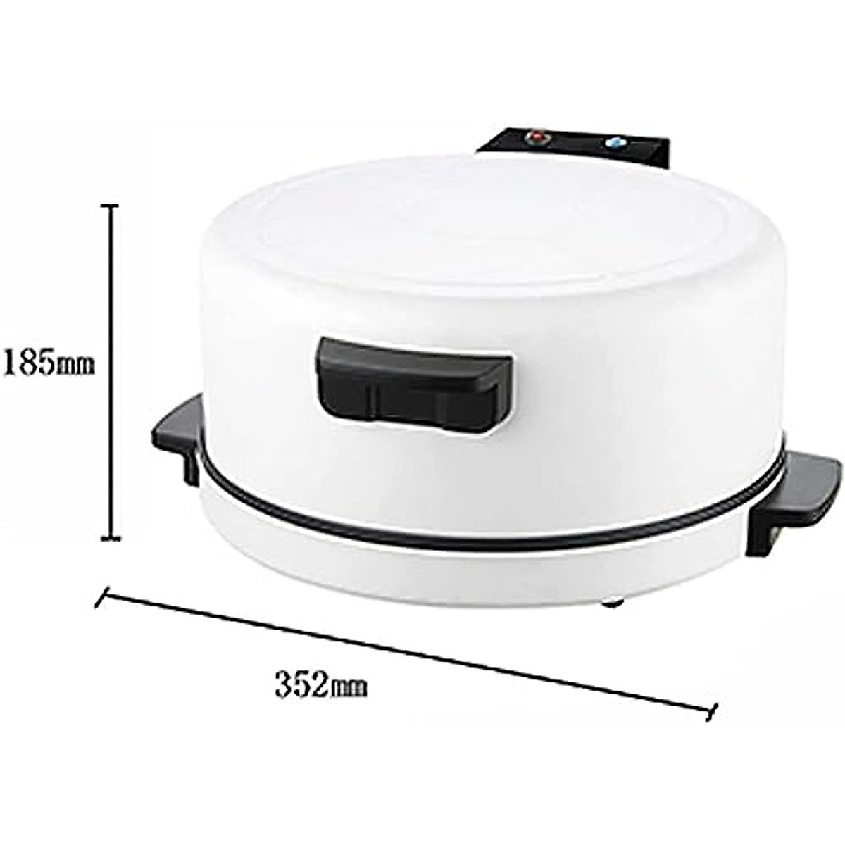 Boiler Pizza Maker,Electric Double-Sided Nonstick Oven With Power Ready Indicator Lights,Perfect for Pizzas,Pancake,Nachos,Fajitas,Omelettes,Best Kitchen Appliance