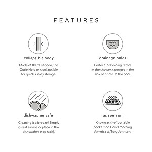 Ryan & Rose Cutie Holder Universal Stroller Cup Holder (Slate)