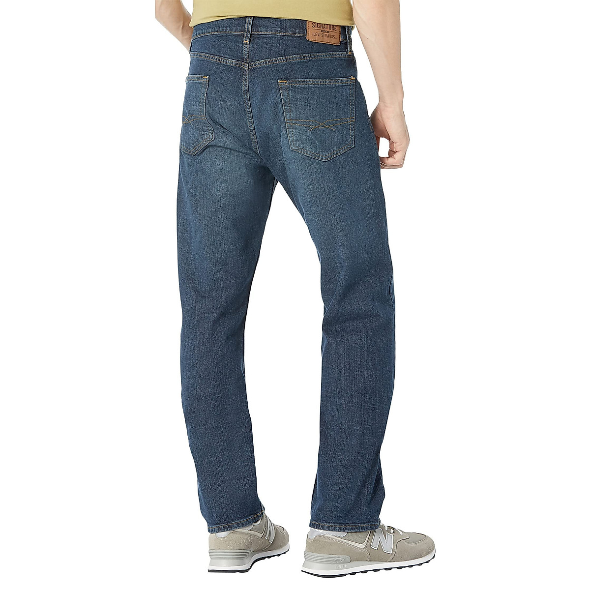 Signature by Levi Strauss & Co. Gold Big & Tall Men's Regular Fit Flex Jeans, Crusade FLX, 44W x 32L