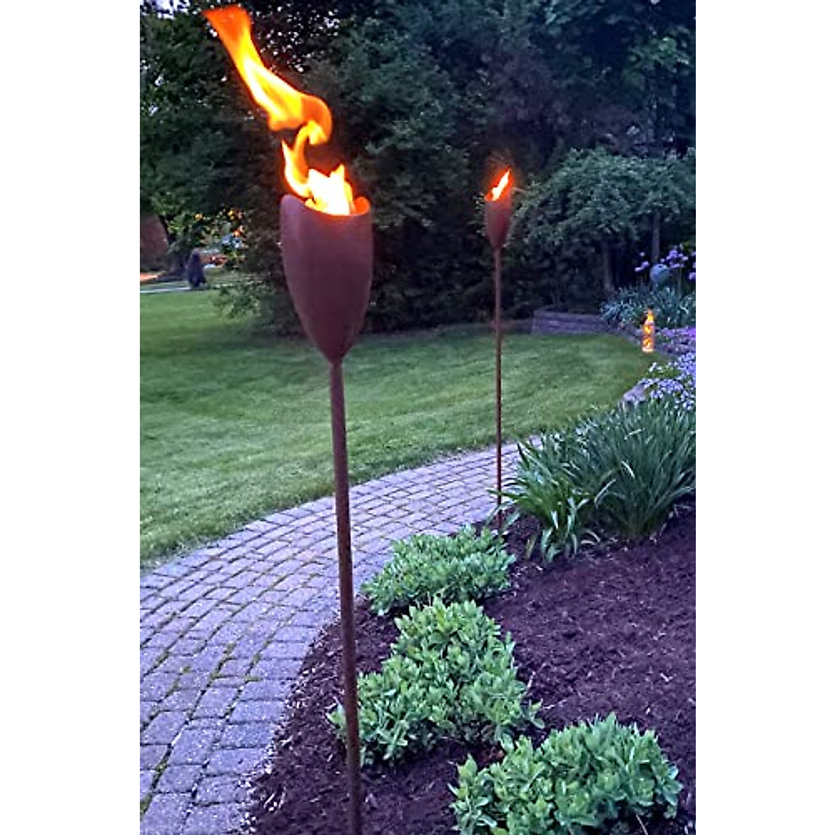 Echo Valley 93116P2 Garden Torch, Hammered Copper