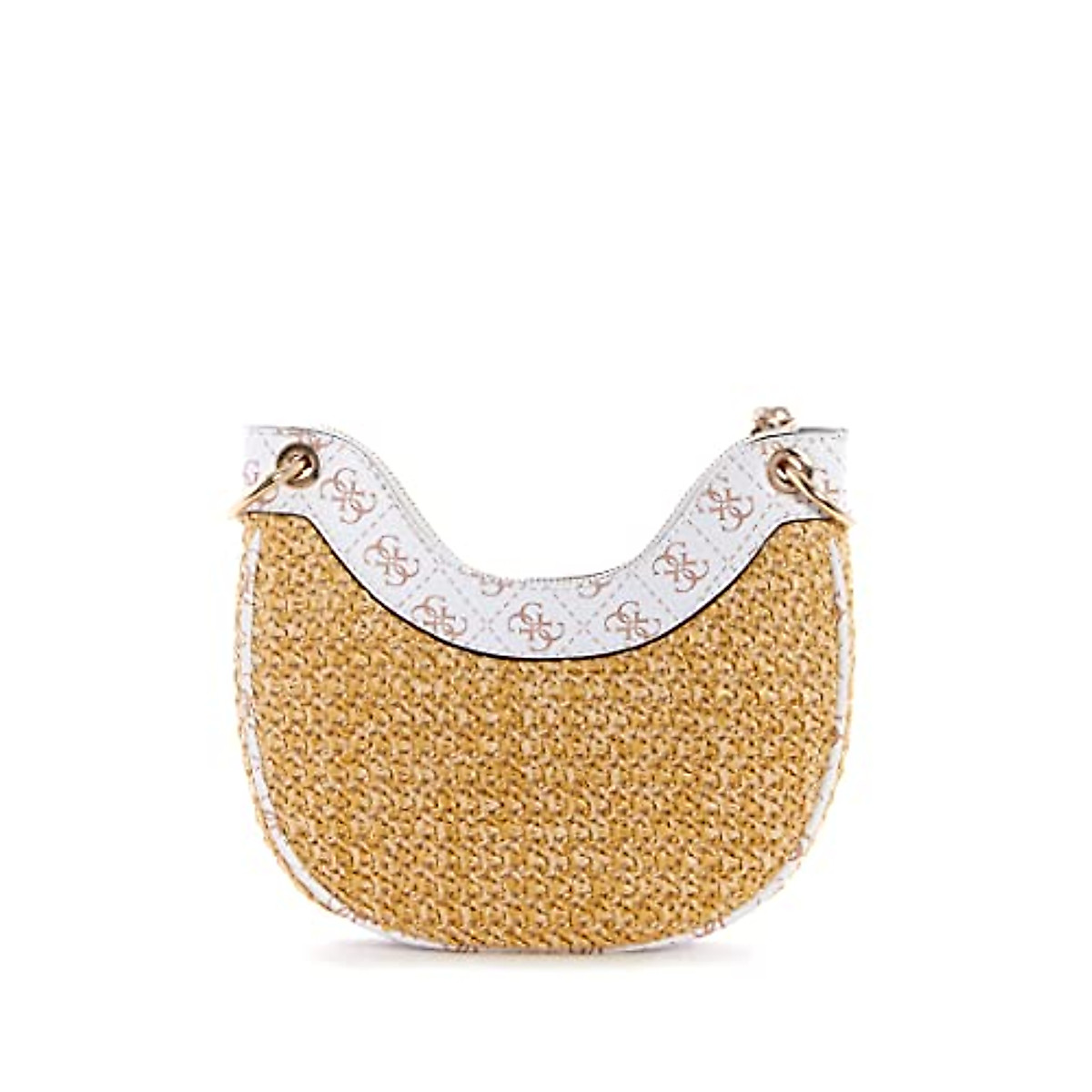 GUESS US Kasinta Raffia Mini Hobo Bag