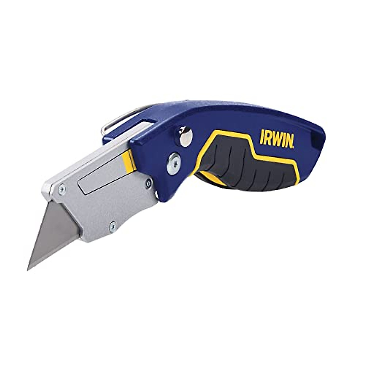 IRWIN Utility Knife, Push And Flip Pro Foldable (IWHT10578)