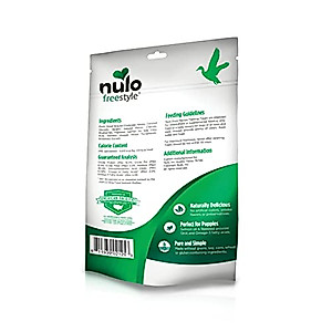 Nulo Freestyle Trainers Dog Treats: Grain Free Dog Training Treats - Healthy Low Calorie Treat Reward for Adult and Puppy Dogs - Gluten Free Dog Treat for Any Size or Breed - Duck Recipe - 4 oz Bag