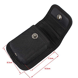 Lytharvest Molded Pager/Glove Pouch, Nylon Molded Latex Glove Pouch for Duty Belt,Pager Holder Duty Belt, EMT Pager Glove Pouch Protective for Most Compact pagers or Latex Gloves,Snap Closure