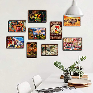 Bear Funny Bathroom Vintage Metal Tin Sign Bear Wall Decor Art Toilet Retro Bear Posters Wash Your Paws Retro Tin Sin For Home Office Kitchen Bar Cafe Farm Garden Garage Wall Decor Art 5.5x8 Inch