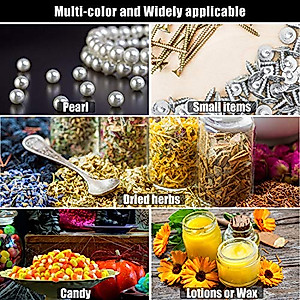 5 Pieces 26ml Hexagon Silicone Container Wax Carving Container Multicolored Silicone Honeybee Jars with Silver Carving Tool for Essential Oil, Lip Balm, Cosmetics Pigments