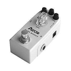AZOR Pedal Power Adapter with Pure Boost Guitar Effect Pedal Micro Clean Boost with True Bypass