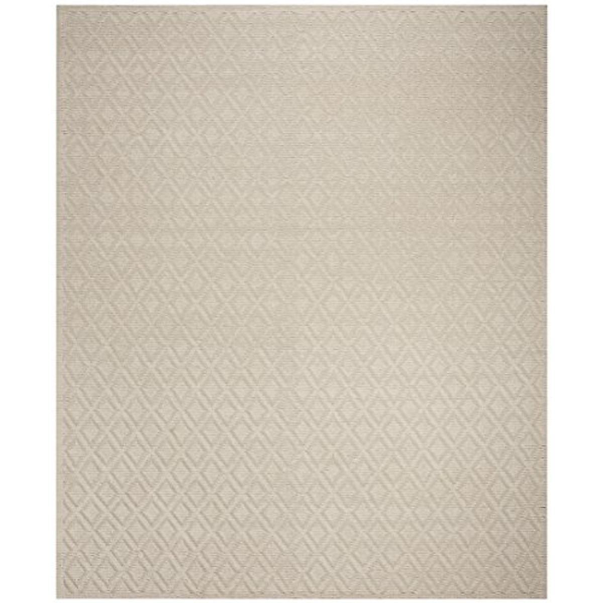 SAFAVIEH Vermont Collection Area Rug - 8' x 10', Ivory, Handmade Wool, Ideal for High Traffic Areas in Living Room, Bedroom (VRM304A)