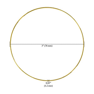 And Lovely 14K Gold Plated Plus Size Plated Bracelet Bangle - Set of 44 (Gold)