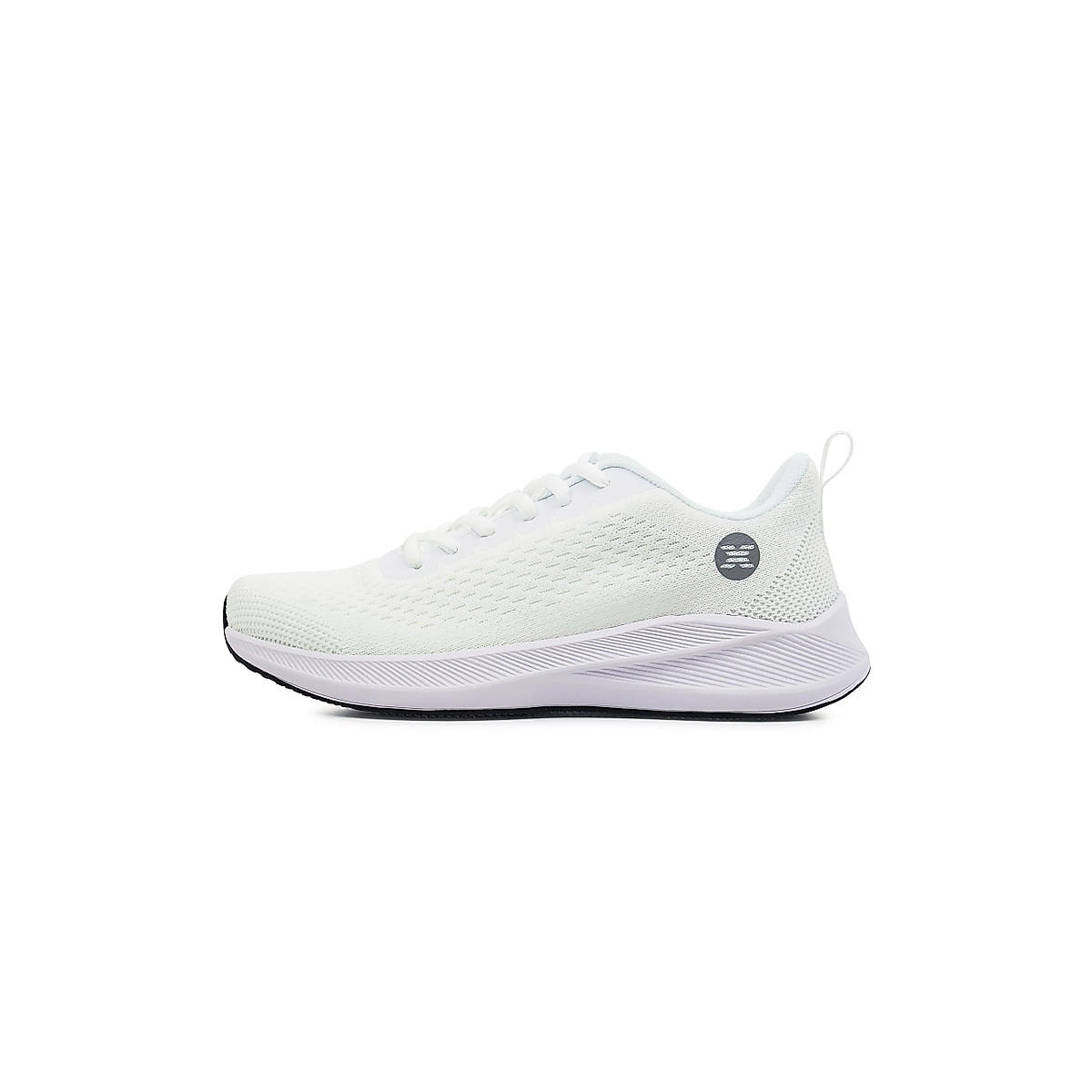 RBX Unisex Adult Athletic Shoe, Lightweight Breathable Knit Mesh Quick Drying Running Shoe, Cushioned Footbed Performance Training Sneaker Unisex Gym Shoe for Men, Women Cool White W6.5 / M5