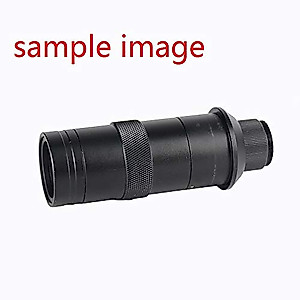 2X Auxiliary Objective Barlow Lens Double Magnification for 100X/120X/150X Zoom Monocular Zoom C-Mount Adapter