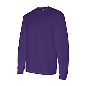 Gildan Long Sleeve Heavy Cotton T-Shirt(Purple