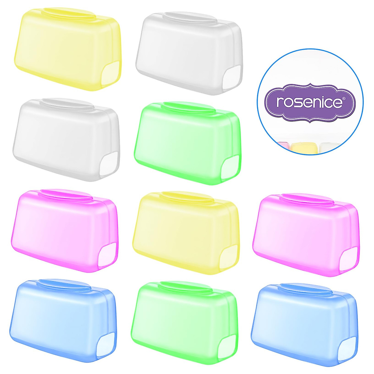 Beavorty Tooth Brush Cover Cap 10pcs Toothbrush Covers Toothbrush Caps Toothbrush Caps Travel Tooth Brush Case for Travel, Home, Office and Hotel Use (Random Color) Toothbrush Covers Caps