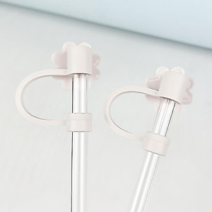 Velaco Protective Silicone Boot and Straw Covers for Stanley Quencher H2.0 40 30 20 oz & IceFlow Flip 30 20 oz, BPA Free Anti-Noise Anti-Scratch, Tumbler Protector Sleeve Cover Boot