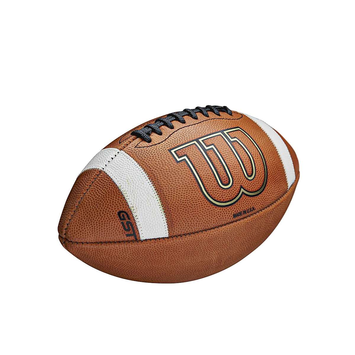 WILSON Sporting Goods GST Game Football - Official Size, (WTF1003B)