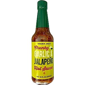 Trader Joe's Chunky Garlic & Jalapeno Hot Sauce, 10 Fl Oz (Pack of 1)