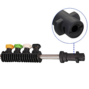 M MINGLE Pressure Washer Wand Extension with Adapter, Replacement Lance, Only Compatible Karcher K2, K3, K4, K5, K6, K7, 15 Inch