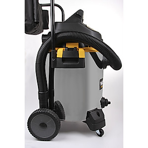 WORKSHOP Wet/Dry Vacs WS1600SS Stainless Steel 6.5-Peak Wet Dry Vacuum Cleaner, 16 Gallon w/ attachment and hose