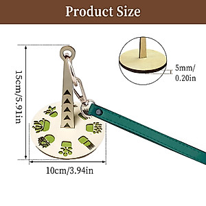 SWTHM 5 PCS Portable Wrist Yarn Holders Wooden Yarn Carrier Yarn Spinner for Carrying Yarn On The Go Knitting Supplies for Compilation Enthusiasts