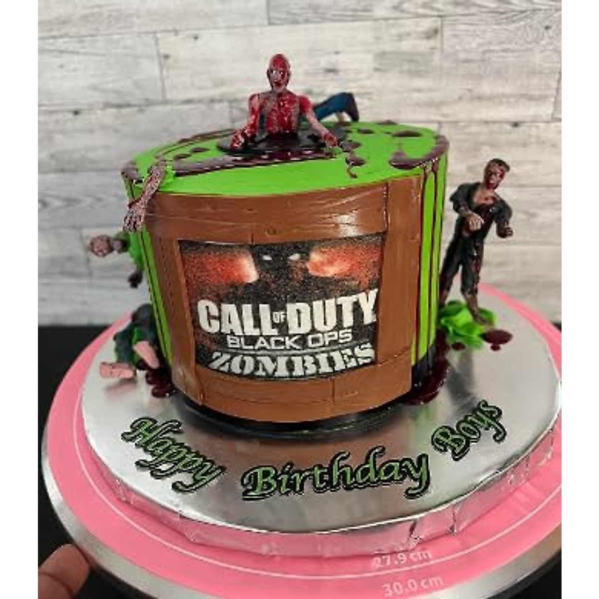 PowerTRC Toy Zombie Action Figures with Movable and Detachable Joints | Mini Zombie Figurines | Great for Presents, Decoration, and Party Favors | Pack of 6, 4 Inches Tall Zombies