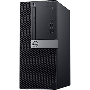 Dell OptiPlex 7060 Tower Computer, Intel Hexa Core i7-8700 up to 4.6GHz, 16G DDR4, 512G SSD, Windows 10 Pro 64 Bit-Multi-Language Supports English/Spanish/French (Renewed)