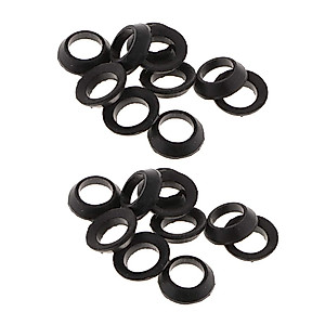 menolana 20pcs Rubber Adapter Winding - Fishing Rod Building DIY Component