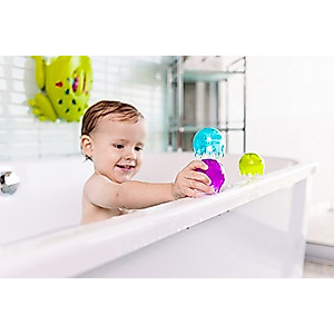 Boon Jellies Suction Cup Bath Toys - Bathtub Baby Sensory Toys - Jellyfish Suction Toys for Bath Time - Multicolored - Baby and Toddler Bath Toys - 9 Count - Ages 12 Months and Up