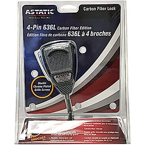 Astatic 302636LCF 636L Noise-Canceling 4-Pin CB Microphone, XLR