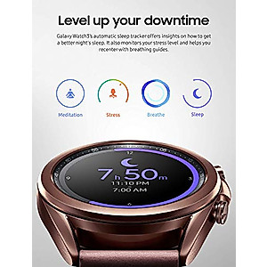 Samsung Galaxy Watch 3 (41mm, GPS, Bluetooth) Smart Watch Mystic Bronze (US Version, Renewed)