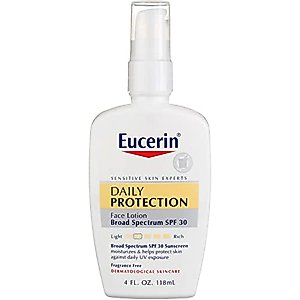 Eucerin Daily Protective Facial Lotion SPF30, 4 Ounces each (Value Pack of 4)