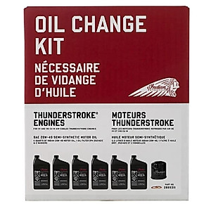 Polaris Thunderstroke Oil Change Kit, Fits 111 and 116 engines, Part 2889311, 6 Quarts of 20W-40 Semi-Synthetic Motor Oil, 1 Filter & 2 Washers