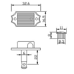 3L3R Guitar Vintage Style Locking Tuners Tuning Pegs Keys Guitar Machine Heads Guitar Part for Les Paul Guitars Nickel with Tulip Button