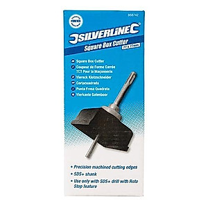 Silverline 868742 Square Box Cutter 77 x 77 mm