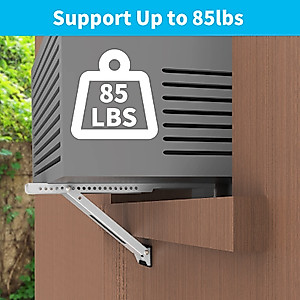 Window Air Conditioner Support Bracket, Universal AC Unit Window Brackets Light Duty, Up to 85 lbs.