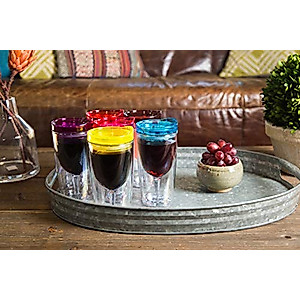 STRATA CUPS Insulated Wine Tumbler With Lid (SET OF 10) +BONUS Name Decals | Outdoor Acrylic Plastic Wine Glasses | 10oz Cup Tumblers in 10 Colors - Adult Sippy | Unbreakable Stemless Wine Glass