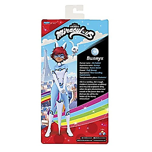 Miraculous Ladybug and Cat Noir Toys Bunnyx Fashion Doll | Articulated 26cm Bunnyx Doll with Accessories Kwami | Alix Superhero Bunnyx Figurine | Bandai Dolls Range