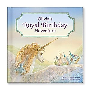 My Royal Birthday Adventure Personalized Children's Story - I See Me! (Unicorn Softcover)