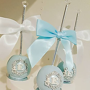 ALINK Metallic Silver Paper Straws, Biodegradable Disposable Party Drinking Straw for Birthday, Wedding, Bridal/Baby Shower, Christmas Decorations and Party Supplies, Pack of 100