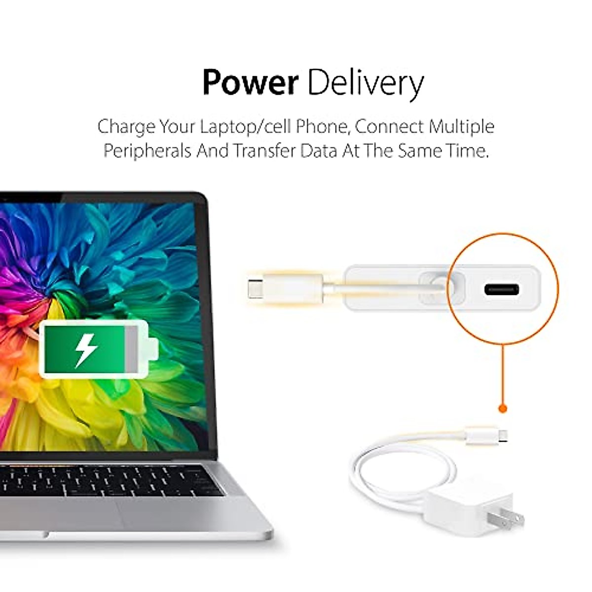 j5create USB-C Mini Dock- Type C Hub with 2X HDMI, 2X USB 3.0, Ethernet, Power Delivery 2.0 (JCD381)