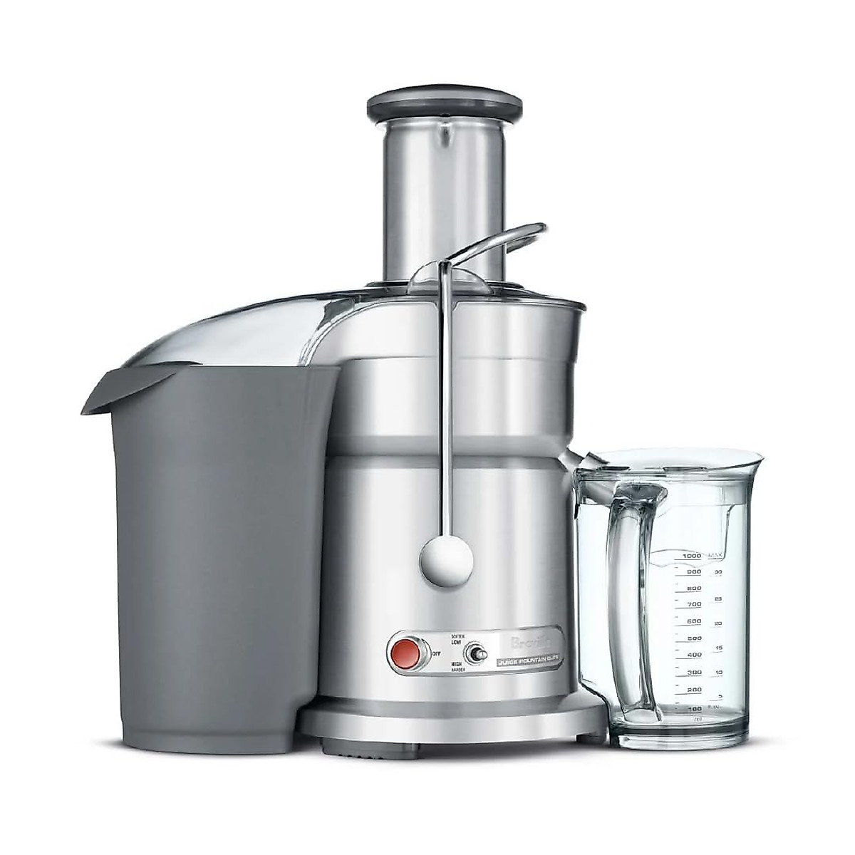 Breville Juice Fountain Elite Juicer, Brushed Stainless Steel, 800JEXL