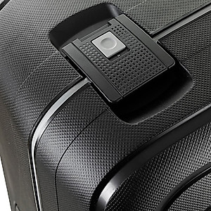 Samsonite 49308-1041 S'Cure 28 Inch Zipperless Spinner Luggage - Black Bundle w/Deco Gear Luggage Accessory Kit (10 Item)
