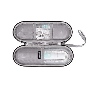 RLSOCO Hard Case for Philips Sonicare ProtectiveClean 4100/5100/6100/1100/6500/7500 Electric Toothbrush & Works With Oral-B Pro 1000 / Pro-Health/Pro 5000 / Pro 3000 / Pro 1500 Electric Toothbrush