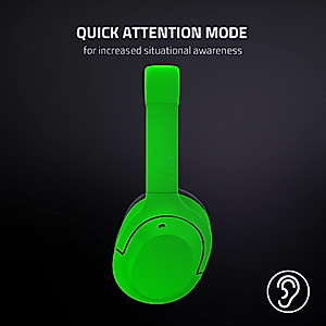 Razer Opus X Wireless Low Latency Headset: Active Noise Cancellation (ANC) - Bluetooth 5.0-60ms Low Latency - Customed-Tuned 40mm Drivers - Built-in Microphones - Mercury