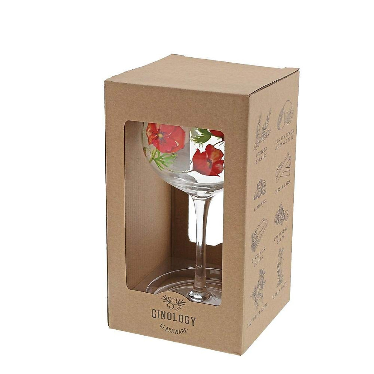 Ginology Poppies Copa Gin Glass
