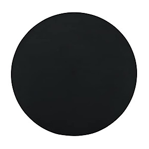 Signature Design by Ashley Otaska Mid Century Modern Round Dining Room Table, Black