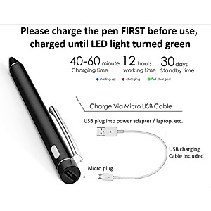 Active Stylus Touch Screen Drawing Writing Pen for Lenovo Yoga 730 720 Mix Miix 720 510 Flex 6 5 2 in 1 Laptop Replacement (NOT for Window Ink)